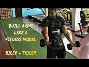 How to build arms like fitness model/ male model | Lean and sharp ...